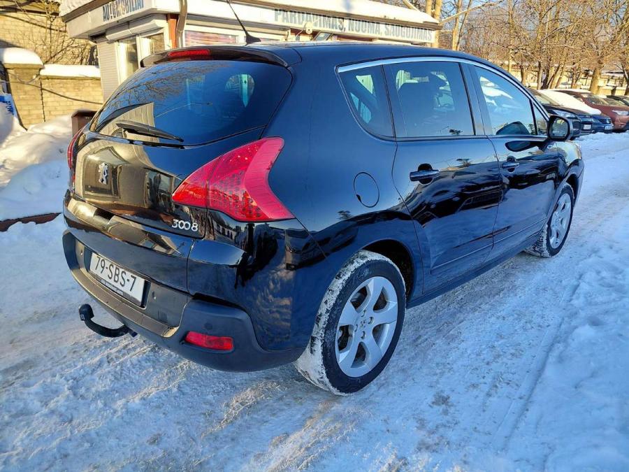 Black Peugeot 3008 2011 in Klaipeda, with an engine capacity of 1.60 L and mileage of 173 thousand km for 3600 €, photo 7 on AUTOMOTO.COM.LV