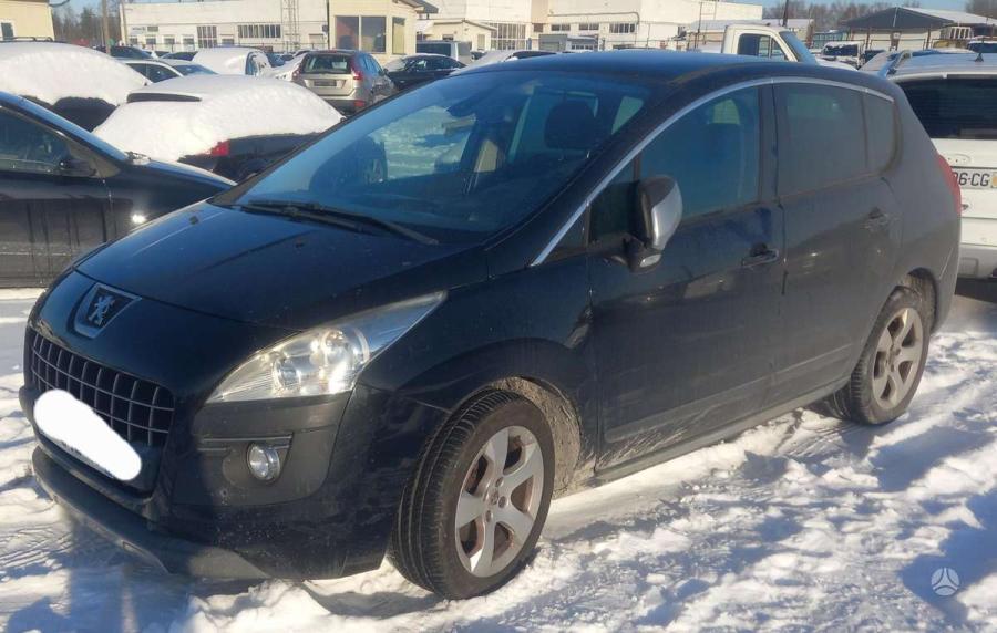 Black Peugeot 3008 2013 in Panevezys, with an engine capacity of 2.00 L and mileage of 280 thousand km for 4200 €, photo 2 on AUTOMOTO.COM.LV
