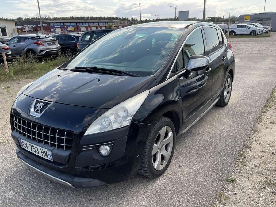 Melns Peugeot 3008 2013 Viļņa, ar dzinēja tilpumu 1.56 L un nobraukumu 200 tūkst. km par 3599 €, foto 1 vietnē AUTOMOTO.COM.LV