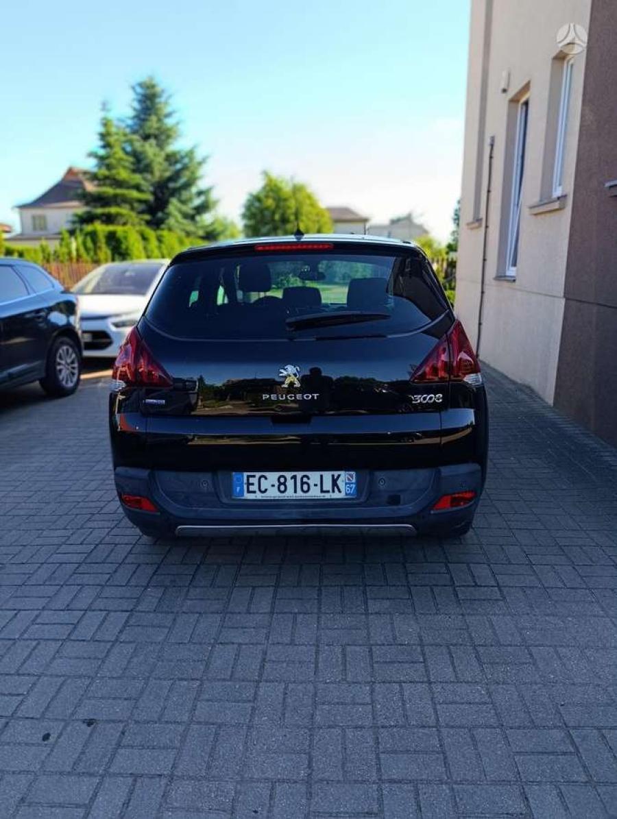 Melns Peugeot 3008 2016 Tauragė, ar dzinēja tilpumu 1.60 L un nobraukumu 155 tūkst. km par 5280 €, foto 4 vietnē AUTOMOTO.COM.LV