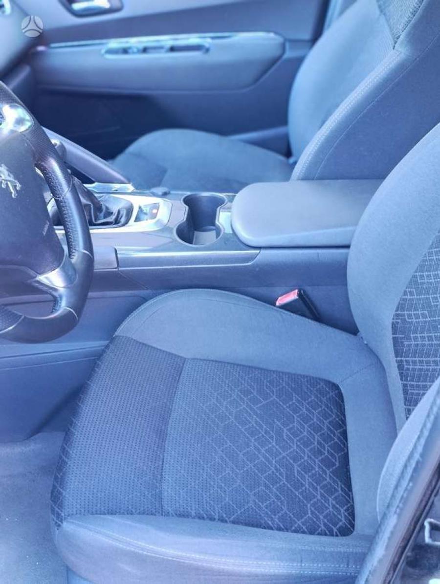 Melns Peugeot 3008 2016 Tauragė, ar dzinēja tilpumu 1.60 L un nobraukumu 155 tūkst. km par 5280 €, foto 8 vietnē AUTOMOTO.COM.LV