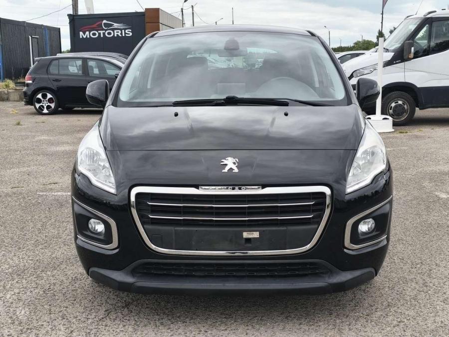 Black Peugeot 3008 2016 in Panevezys, with an engine capacity of 1.56 L and mileage of 200 thousand km for 6300 €, photo 1 on AUTOMOTO.COM.LV