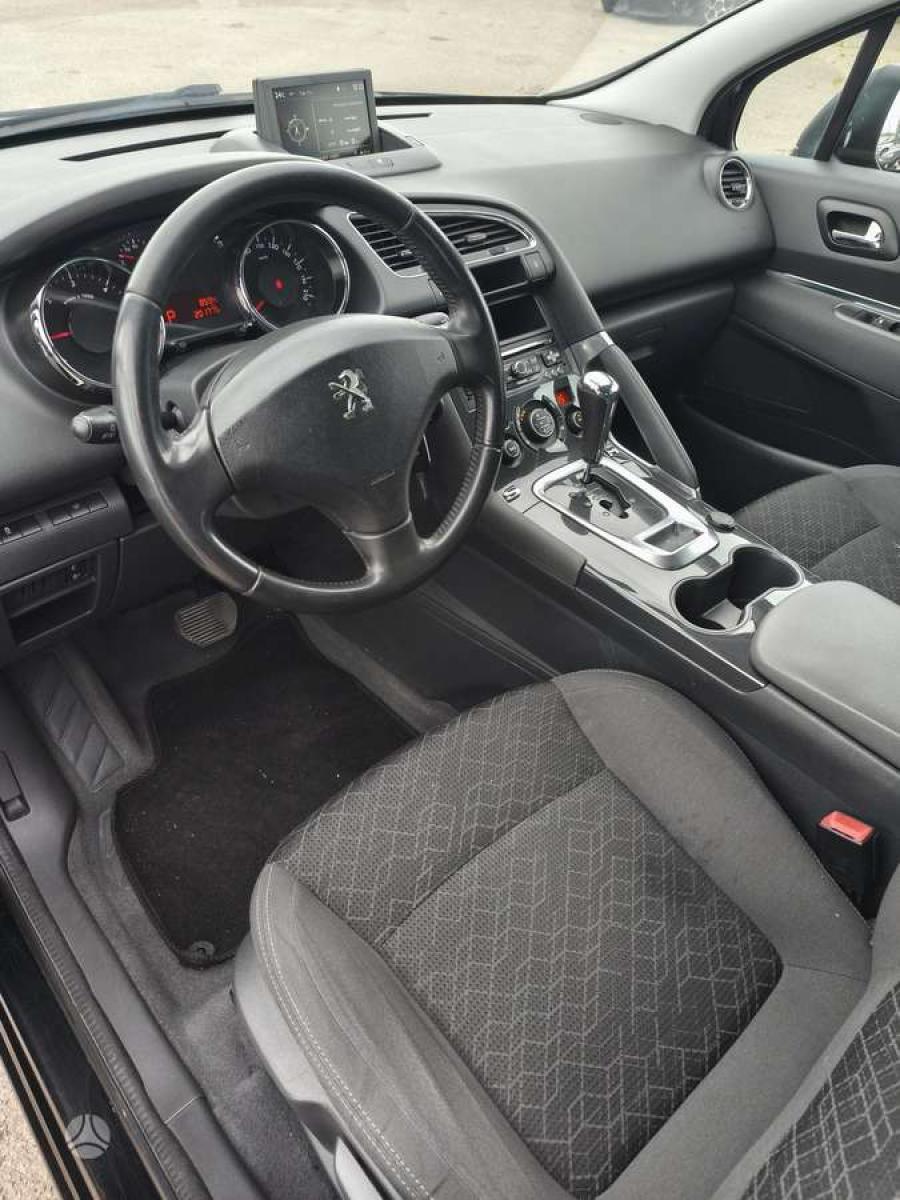 Black Peugeot 3008 2016 in Panevezys, with an engine capacity of 1.56 L and mileage of 200 thousand km for 6300 €, photo 12 on AUTOMOTO.COM.LV
