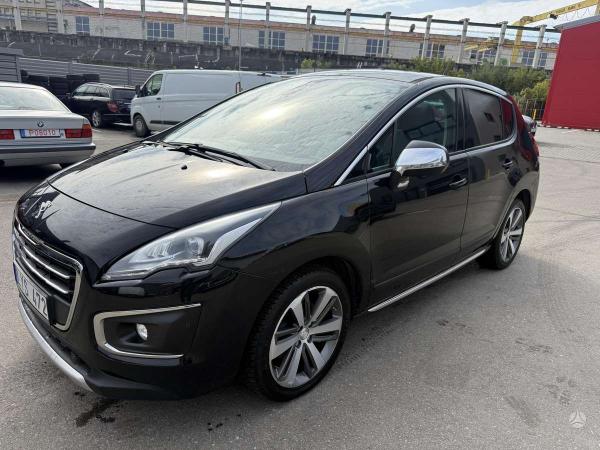 Black Peugeot 3008 2016 in Vilnius, with an engine capacity of 1.60 L and mileage of 320 thousand km for 2900 €, photo 1 on AUTOMOTO.COM.LV
