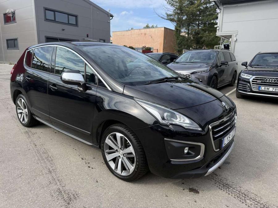 Melns Peugeot 3008 2016 Viļņa, ar dzinēja tilpumu 1.60 L un nobraukumu 320 tūkst. km par 2900 €, foto 4 vietnē AUTOMOTO.COM.LV