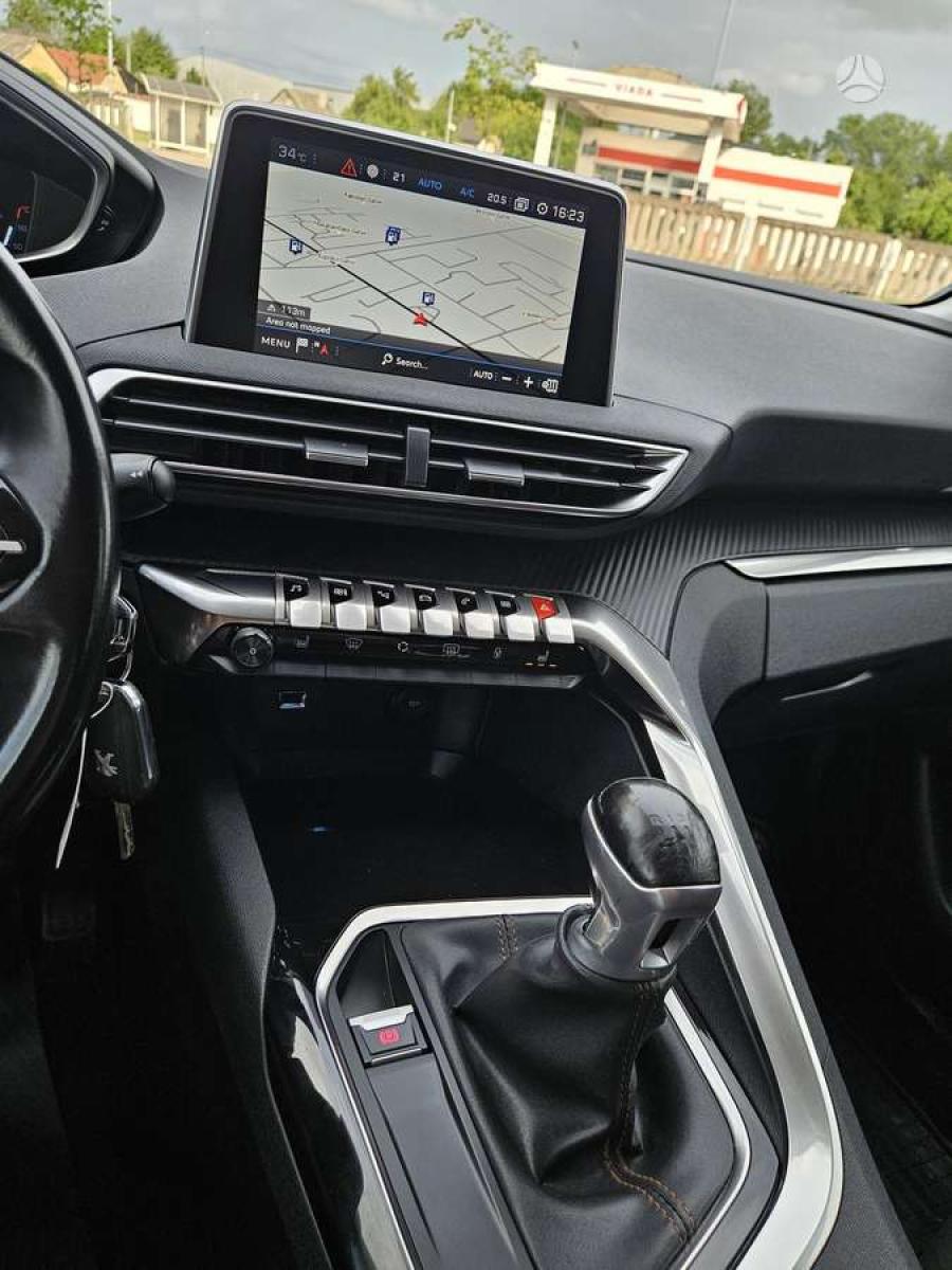 Melns Peugeot 3008 2017 Šauļi, ar dzinēja tilpumu 1.60 L un nobraukumu 189 tūkst. km par 10750 €, foto 19 vietnē AUTOMOTO.COM.LV