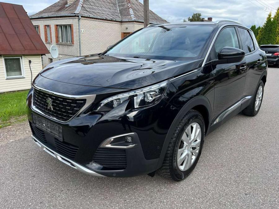 Black Peugeot 3008 2018 in Birstonas, with an engine capacity of 1.50 L and mileage of 275 thousand km for 10700 €, photo 3 on AUTOMOTO.COM.LV