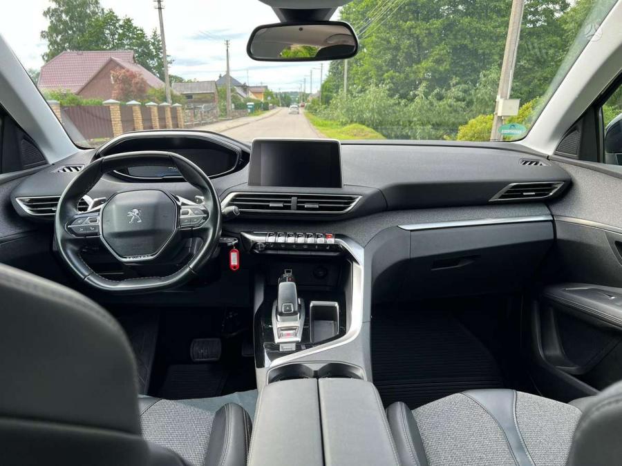 Black Peugeot 3008 2018 in Birstonas, with an engine capacity of 1.50 L and mileage of 275 thousand km for 10700 €, photo 12 on AUTOMOTO.COM.LV