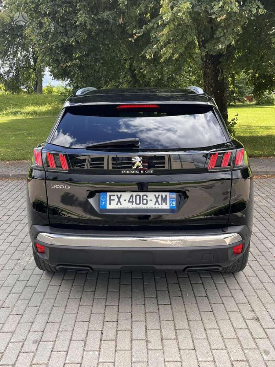 Black Peugeot 3008 2021 in Taurage, with an engine capacity of 1.50 L and mileage of 249 thousand km for 12900 €, photo 5 on AUTOMOTO.COM.LV