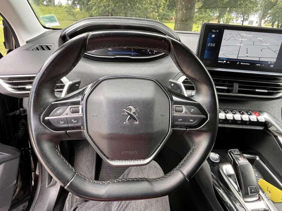 Black Peugeot 3008 2021 in Taurage, with an engine capacity of 1.50 L and mileage of 249 thousand km for 12900 €, photo 14 on AUTOMOTO.COM.LV