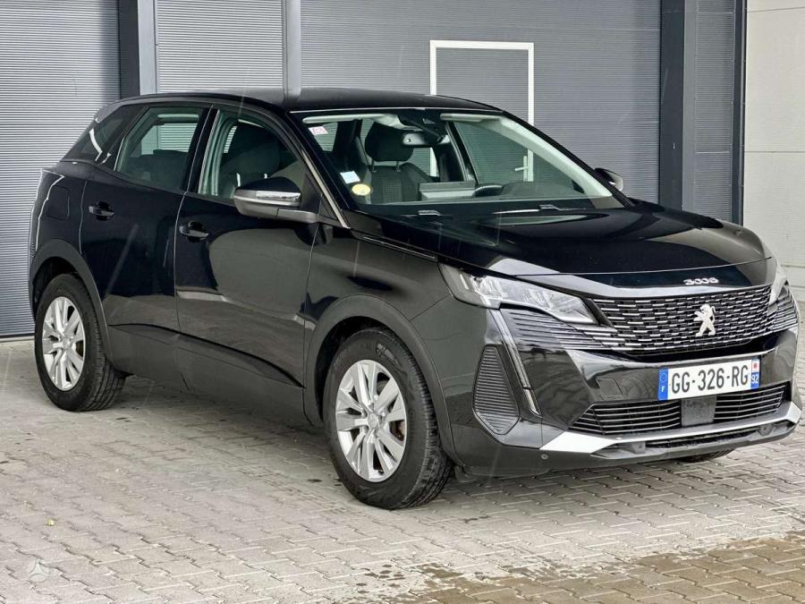 Black Peugeot 3008 2022 in Vilnius, with an engine capacity of 1.50 L and mileage of 176 thousand km for 12935 €, photo 1 on AUTOMOTO.COM.LV