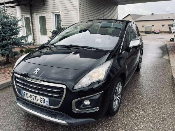 Peugeot 3008 2016 in Vilnius on AUTOMOTO.COM.LV Black Peugeot 3008 2016 in Vilnius, with an engine capacity of 1.56 L and mileage of 190 thousand km for 6670 €, photo 3 on AUTOMOTO.COM.LV