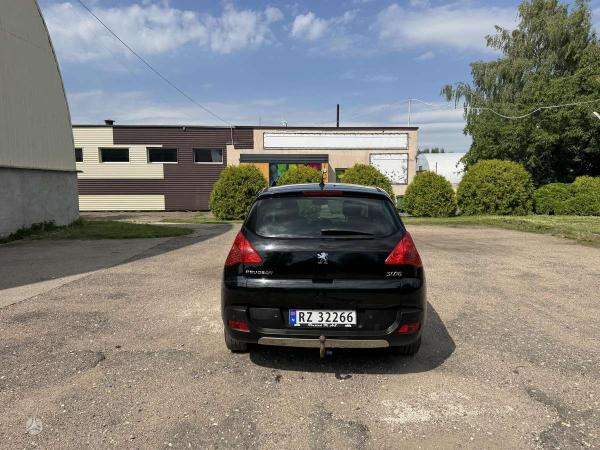 Black Peugeot 3008 2009 in Kaunas, with an engine capacity of 1.60 L and mileage of 284 thousand km for 2150 €, photo 5 on AUTOMOTO.COM.LV