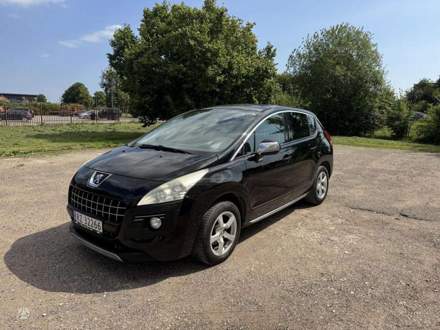 Black Peugeot 3008 2009 in Kaunas, with an engine capacity of 1.60 L and mileage of 284 thousand km for 2150 €, photo 8 on AUTOMOTO.COM.LV