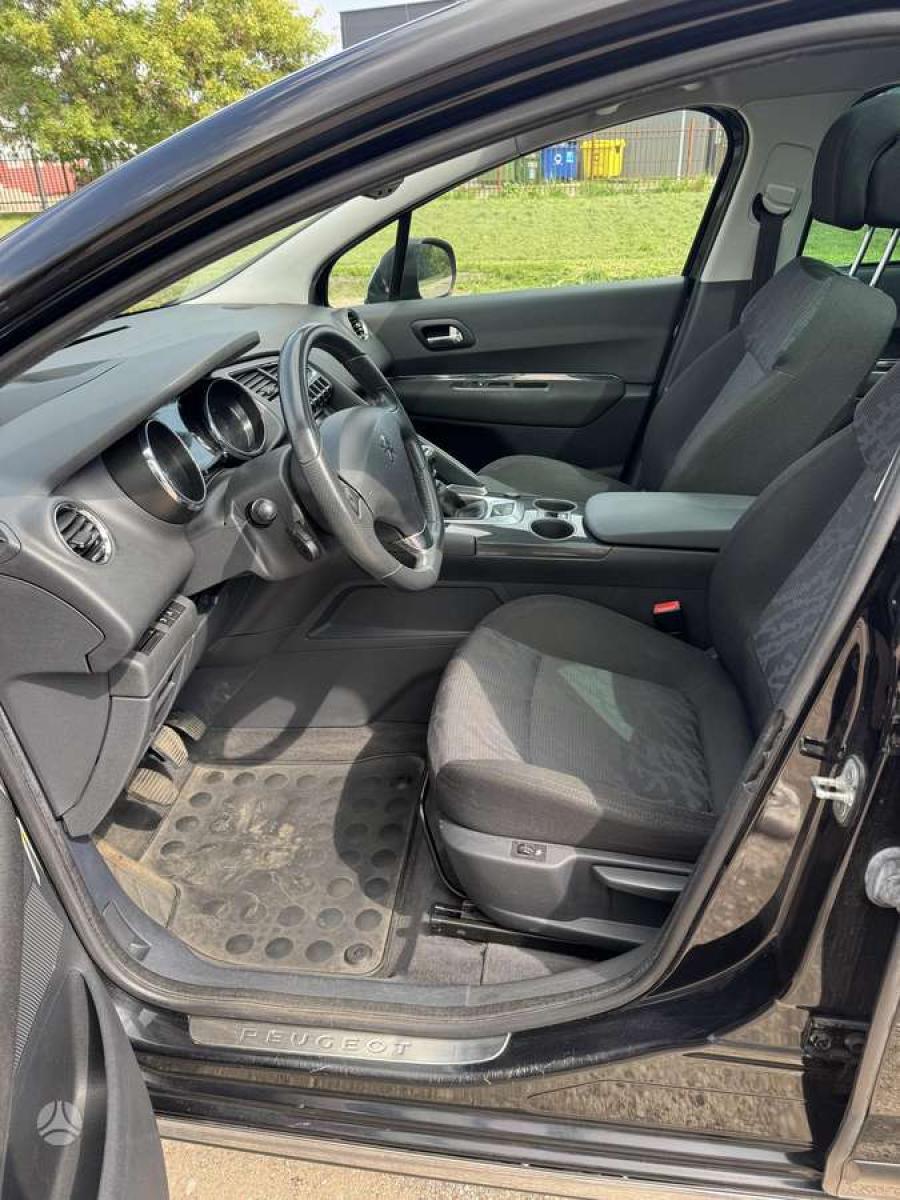 Black Peugeot 3008 2009 in Kaunas, with an engine capacity of 1.60 L and mileage of 284 thousand km for 2150 €, photo 14 on AUTOMOTO.COM.LV