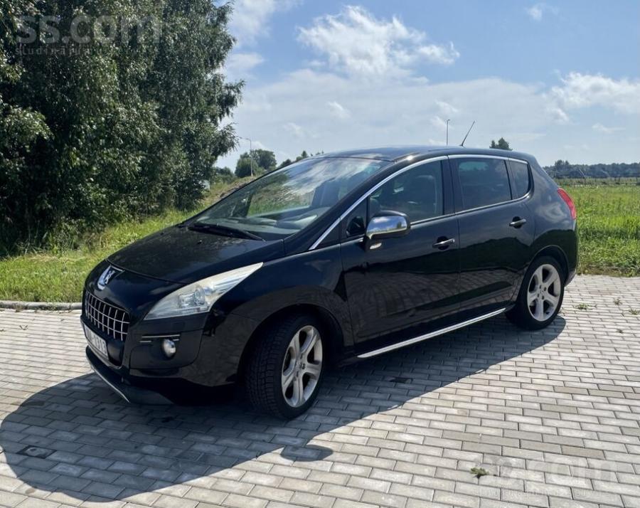 Black Peugeot 3008 2011 in Riga, with an engine capacity of 2.00 L and mileage of 220 thousand km for 3600 €, photo 1 on AUTOMOTO.COM.LV