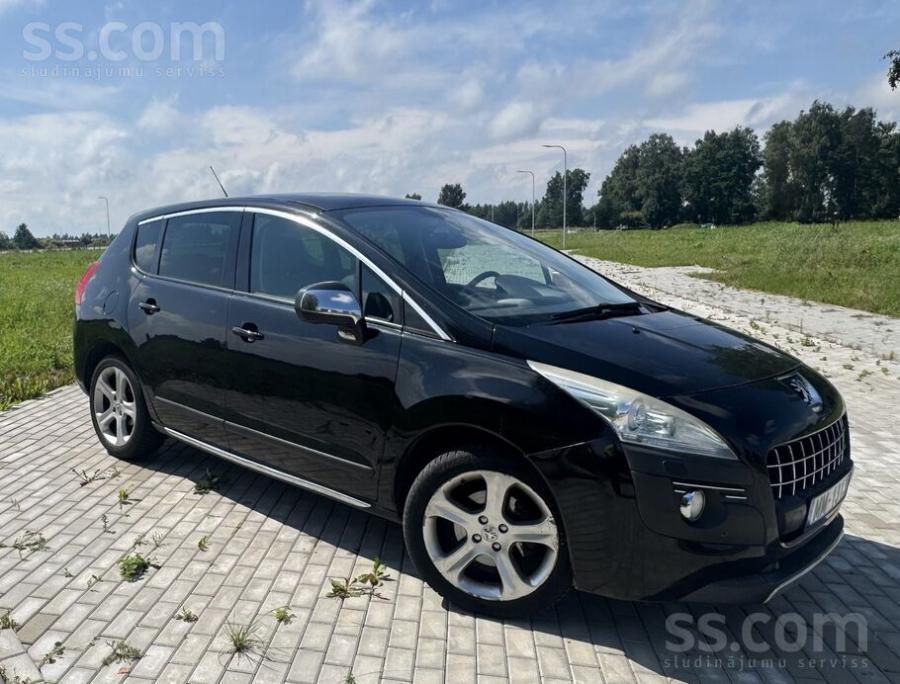 Black Peugeot 3008 2011 in Riga, with an engine capacity of 2.00 L and mileage of 220 thousand km for 3600 €, photo 3 on AUTOMOTO.COM.LV