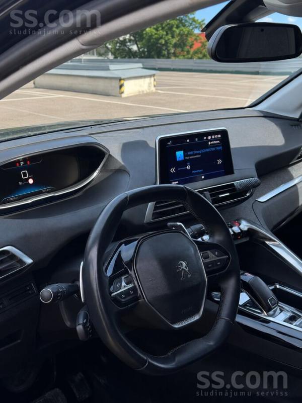 Black Peugeot 3008 2018 in Riga, with an engine capacity of 1.20 L and mileage of 122 thousand km for 13500 €, photo 6 on AUTOMOTO.COM.LV