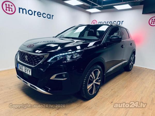 Black Peugeot 3008 2018 in Tallinn, with an engine capacity of 1.20 L and mileage of 93 thousand km for 14900 €, photo 3 on AUTOMOTO.COM.LV