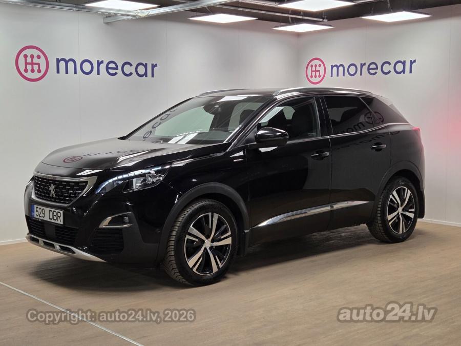 Black Peugeot 3008 2019 in Tallinn, with an engine capacity of 1.20 L and mileage of 117 thousand km for 13900 €, photo 1 on AUTOMOTO.COM.LV
