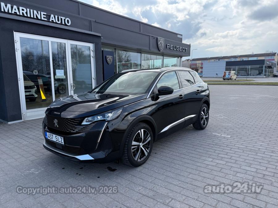 Black Peugeot 3008 2021 in Tallinn, with an engine capacity of 1.50 L and mileage of 90 thousand km for 19900 €, photo 3 on AUTOMOTO.COM.LV