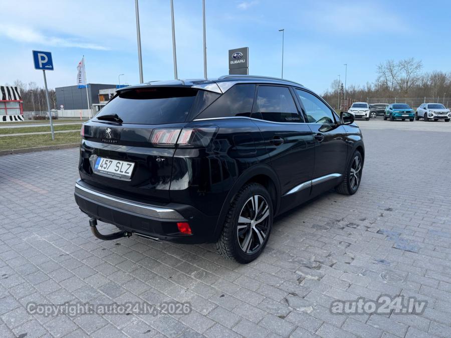 Black Peugeot 3008 2021 in Tallinn, with an engine capacity of 1.50 L and mileage of 90 thousand km for 19900 €, photo 5 on AUTOMOTO.COM.LV