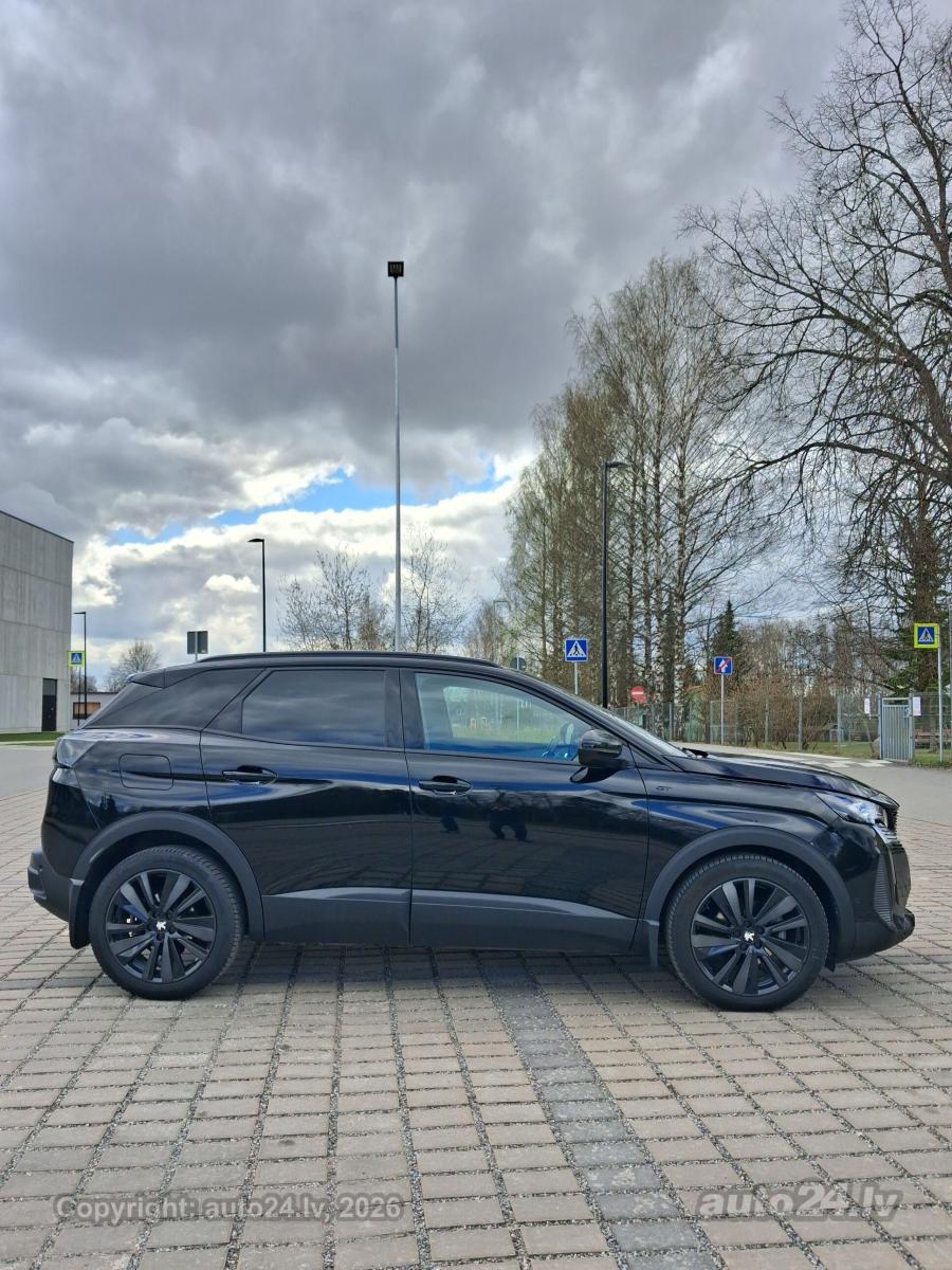 Melns Peugeot 3008 2022 Tartu, ar dzinēja tilpumu 1.20 L un nobraukumu 58 tūkst. km par 23900 €, foto 3 vietnē AUTOMOTO.COM.LV