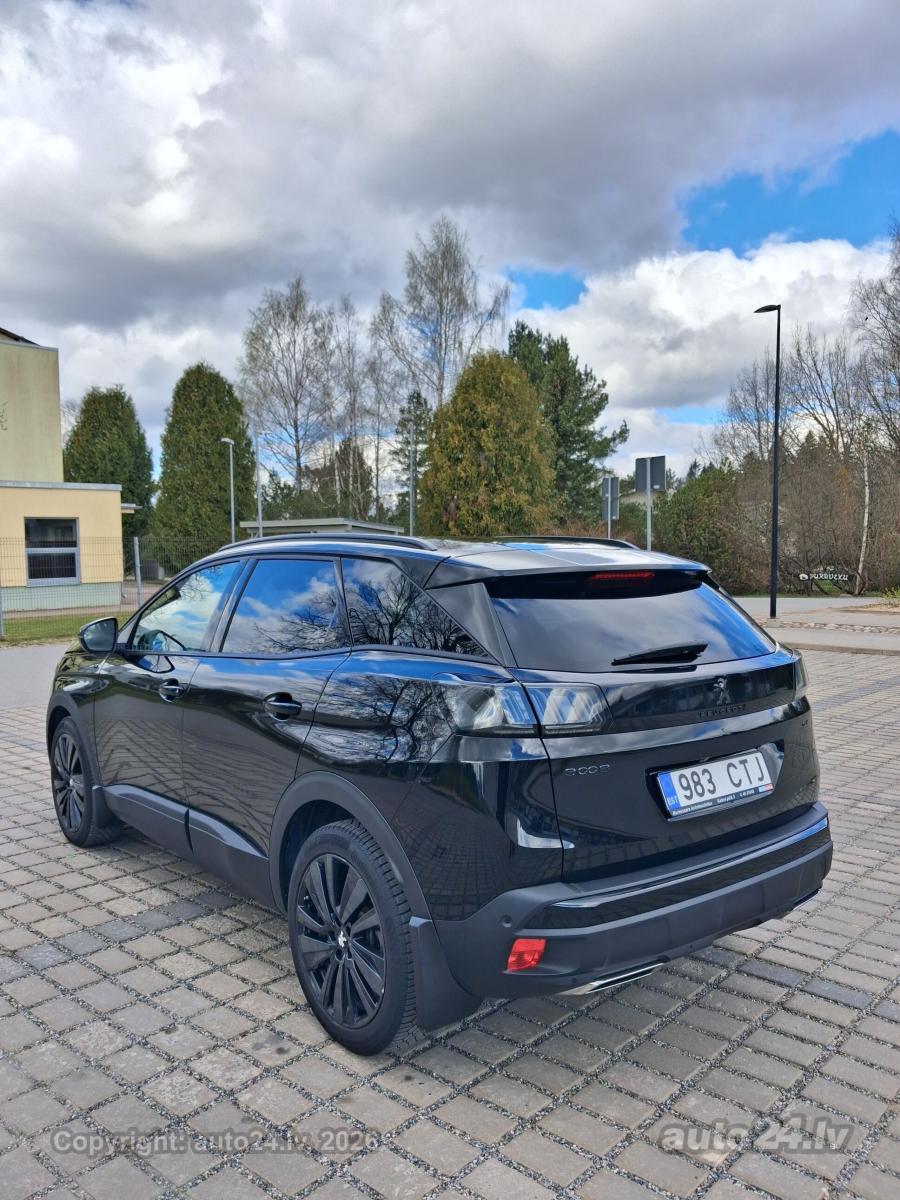 Melns Peugeot 3008 2022 Tartu, ar dzinēja tilpumu 1.20 L un nobraukumu 58 tūkst. km par 23900 €, foto 7 vietnē AUTOMOTO.COM.LV