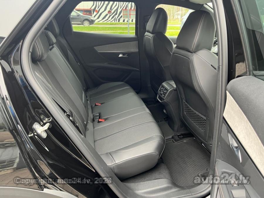 Black Peugeot 3008 2022 in Paide, with an engine capacity of 1.50 L and mileage of 95 thousand km for 21900 €, photo 12 on AUTOMOTO.COM.LV