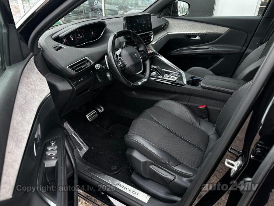 Black Peugeot 3008 2023 in Tallinn, with an engine capacity of 1.20 L and mileage of 76 thousand km for 23900 €, photo 5 on AUTOMOTO.COM.LV