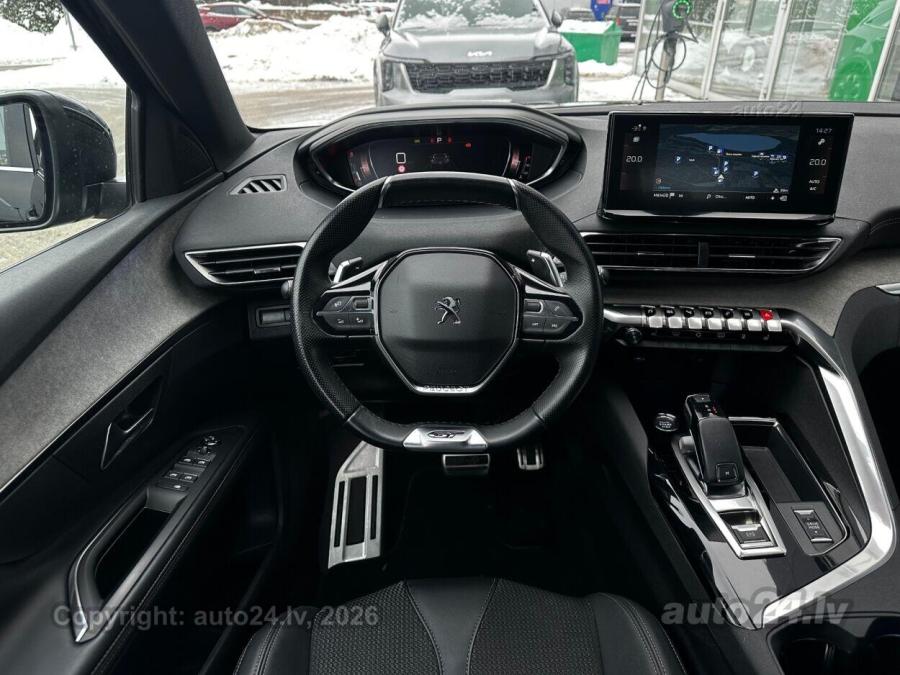 Black Peugeot 3008 2023 in Tallinn, with an engine capacity of 1.20 L and mileage of 76 thousand km for 23900 €, photo 8 on AUTOMOTO.COM.LV