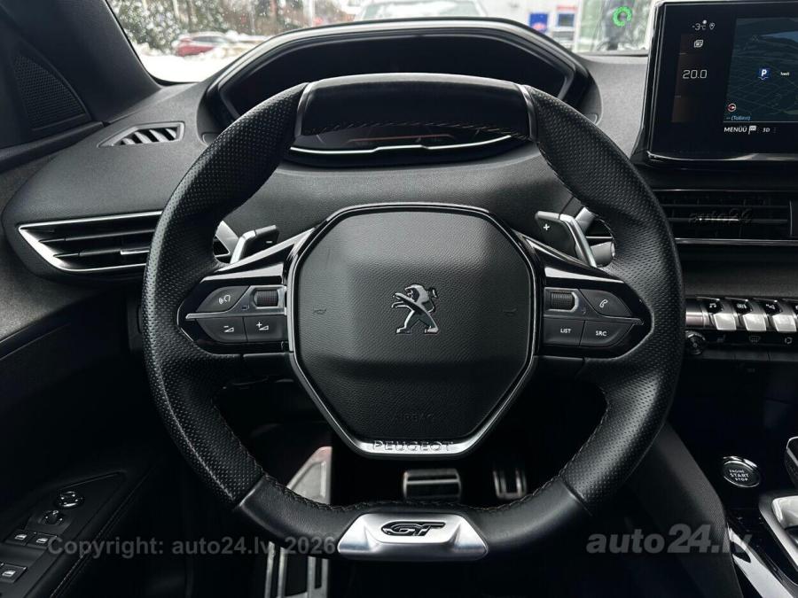 Black Peugeot 3008 2023 in Tallinn, with an engine capacity of 1.20 L and mileage of 76 thousand km for 23900 €, photo 9 on AUTOMOTO.COM.LV