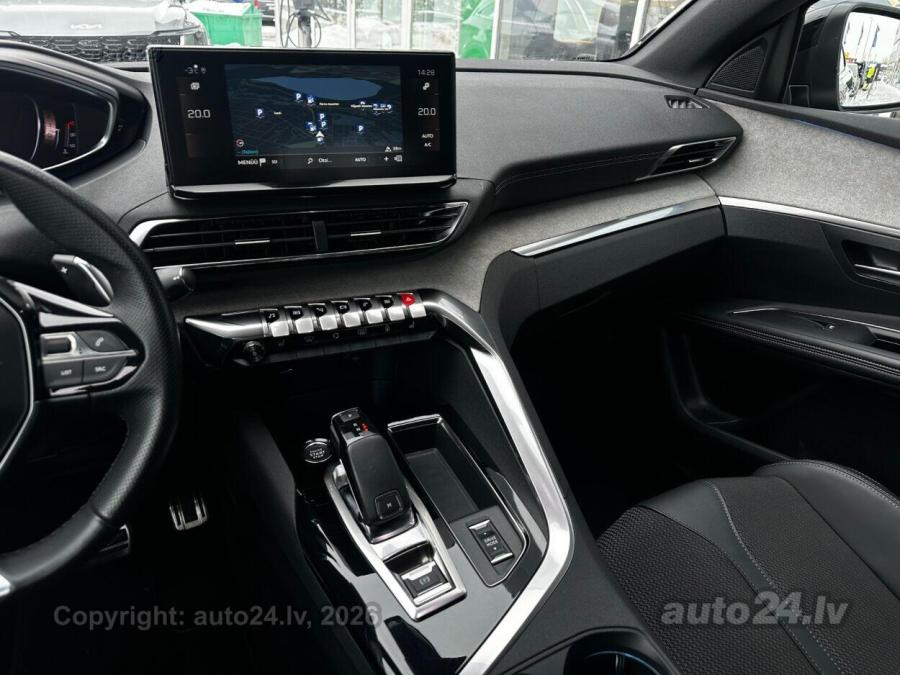 Black Peugeot 3008 2023 in Tallinn, with an engine capacity of 1.20 L and mileage of 76 thousand km for 23900 €, photo 10 on AUTOMOTO.COM.LV