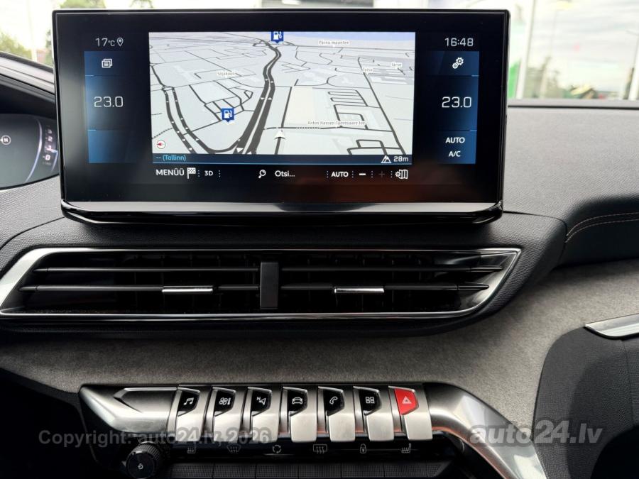 Черный Пежо 3008 2023 в Таллин, объемом двигателя 1.20 л и пробегом 55 тыс. км за 21900 €, фото 9 на AUTOMOTO.COM.LV