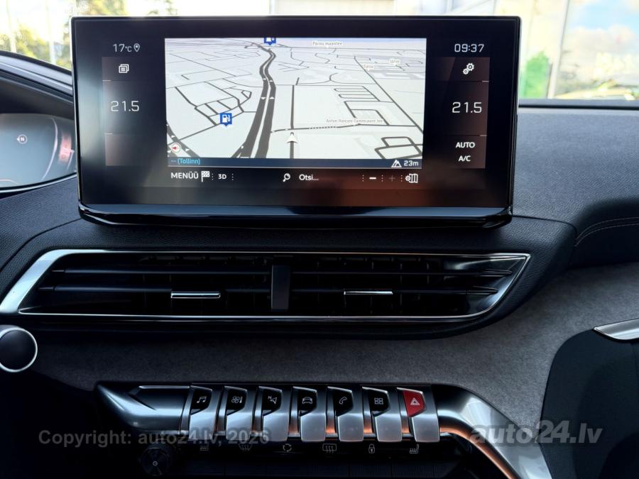Melns Peugeot 3008 2023 Tallina, ar dzinēja tilpumu 1.20 L un nobraukumu 58 tūkst. km par 21900 €, foto 9 vietnē AUTOMOTO.COM.LV