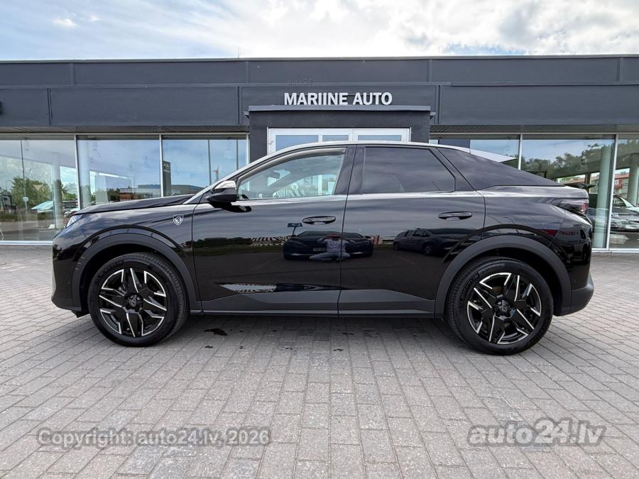 Black Peugeot 3008 2024 in Johvi, with an engine capacity of 1.20 L and mileage of 42 thousand km for 34500 €, photo 1 on AUTOMOTO.COM.LV