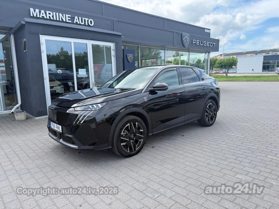 Black Peugeot 3008 2024 in Johvi, with an engine capacity of 1.20 L and mileage of 42 thousand km for 34500 €, photo 6 on AUTOMOTO.COM.LV