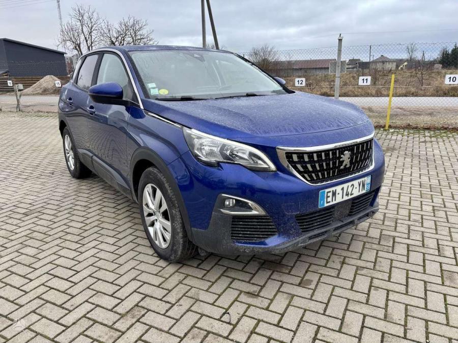 Zils Peugeot 3008 2017 Tauragė, ar dzinēja tilpumu 2.00 L un nobraukumu 240 tūkst. km par 9200 €, foto 3 vietnē AUTOMOTO.COM.LV