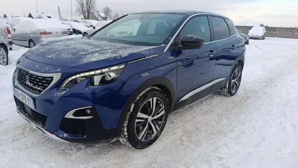 Blue Peugeot 3008 2017 in Taurage, with an engine capacity of 2.00 L and mileage of 180 thousand km for 12300 €, photo 1 on AUTOMOTO.COM.LV