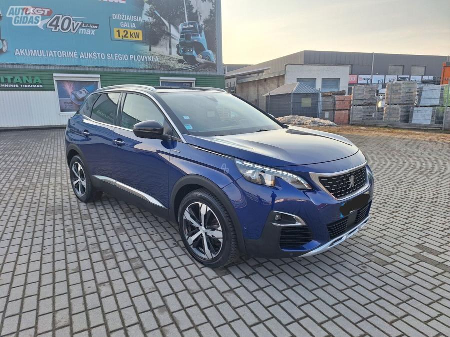 Zils Peugeot 3008 2017 Tauragė, ar dzinēja tilpumu 2.00 L un nobraukumu 154 tūkst. km par 13100 €, foto 1 vietnē AUTOMOTO.COM.LV