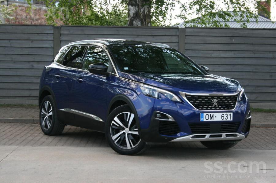 Zils Peugeot 3008 2017 Jelgava, ar dzinēja tilpumu 1.20 L un nobraukumu 150 tūkst. km par 12775 €, foto 3 vietnē AUTOMOTO.COM.LV