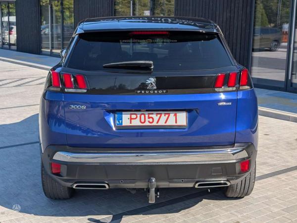 Blue Peugeot 3008 2017 in Siauliai, with an engine capacity of 1.20 L and mileage of 117 thousand km for 13300 €, photo 7 on AUTOMOTO.COM.LV