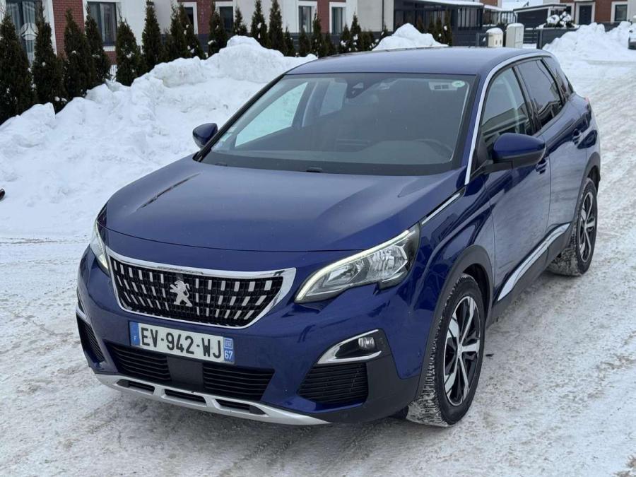 Blue Peugeot 3008 2018 in Klaipeda, with an engine capacity of 1.20 L and mileage of 160 thousand km for 9900 €, photo 8 on AUTOMOTO.COM.LV