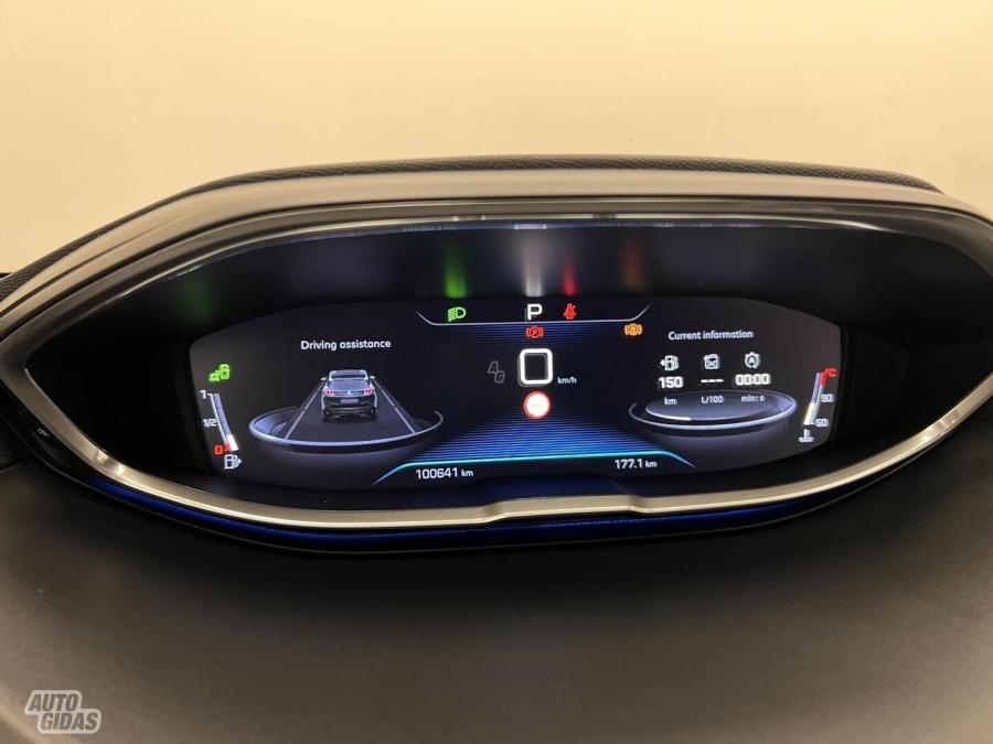 Zils Peugeot 3008 2018 Viļņa, ar dzinēja tilpumu 1.60 L un nobraukumu 101 tūkst. km par 15490 €, foto 13 vietnē AUTOMOTO.COM.LV