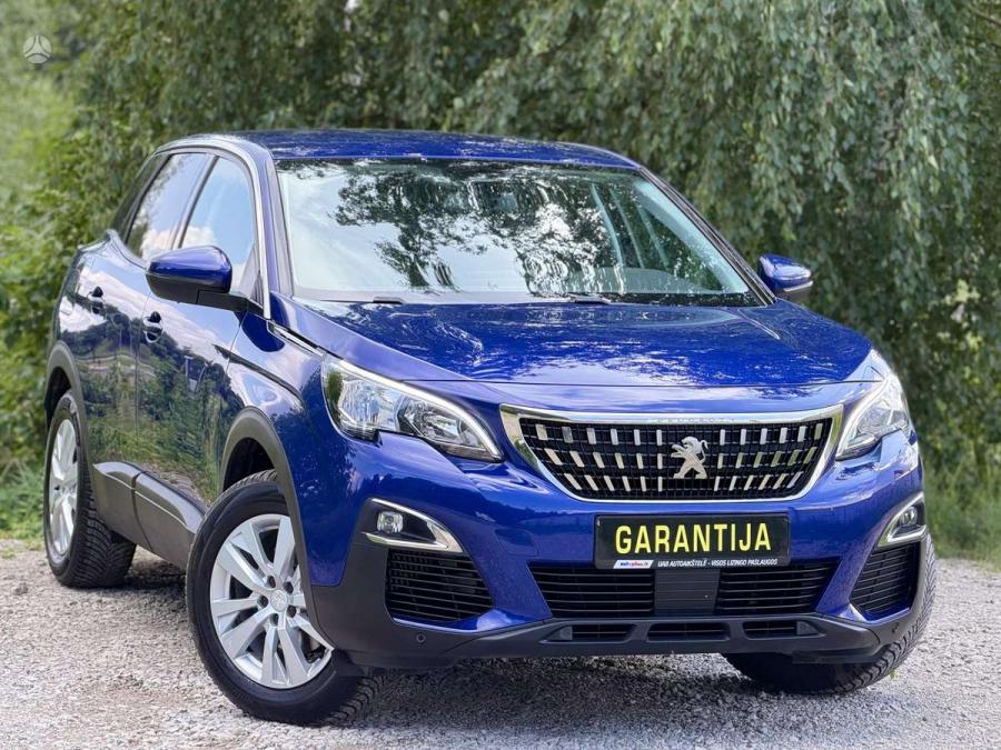 Zils Peugeot 3008 2018 Šauļi, ar dzinēja tilpumu 1.50 L un nobraukumu 173 tūkst. km par 13999 €, foto 1 vietnē AUTOMOTO.COM.LV