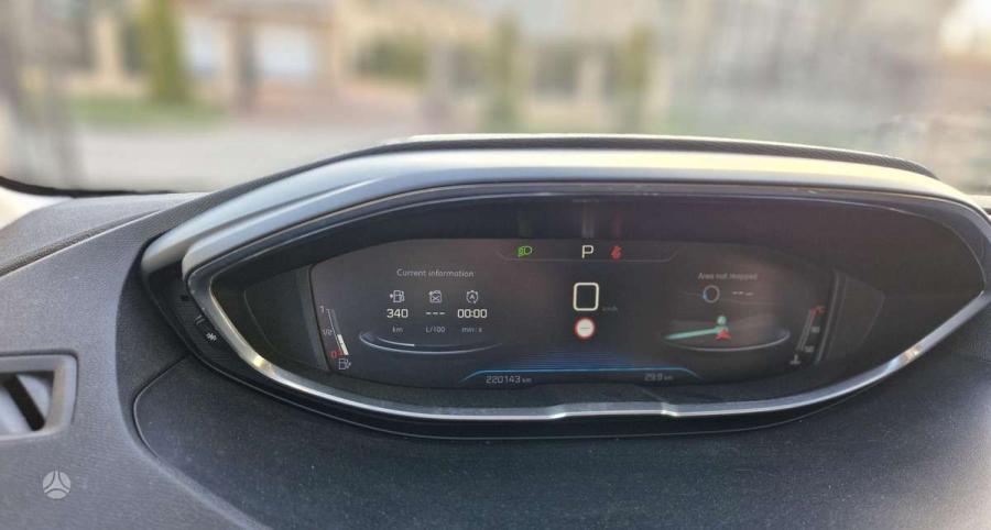 Синий Пежо 3008 2018 в Плунге, объемом двигателя 1.56 л и пробегом 220 тыс. км за 11500 €, фото 15 на AUTOMOTO.COM.LV