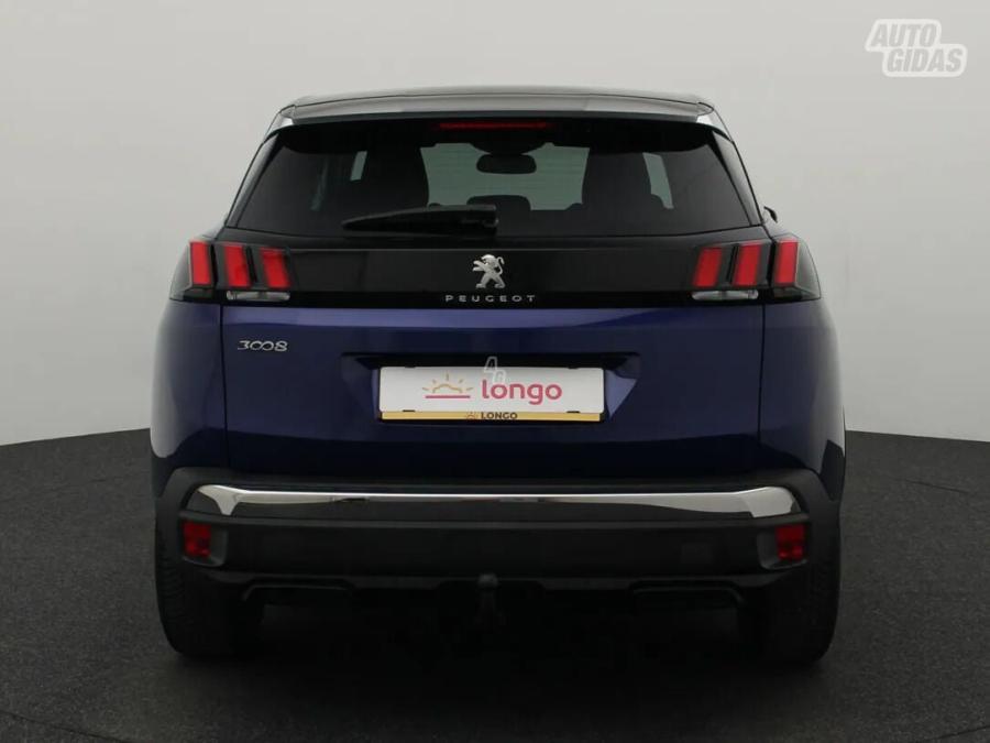 Blue Peugeot 3008 2019 in Vilnius, with an engine capacity of 1.20 L and mileage of 184 thousand km for 11699 €, photo 6 on AUTOMOTO.COM.LV