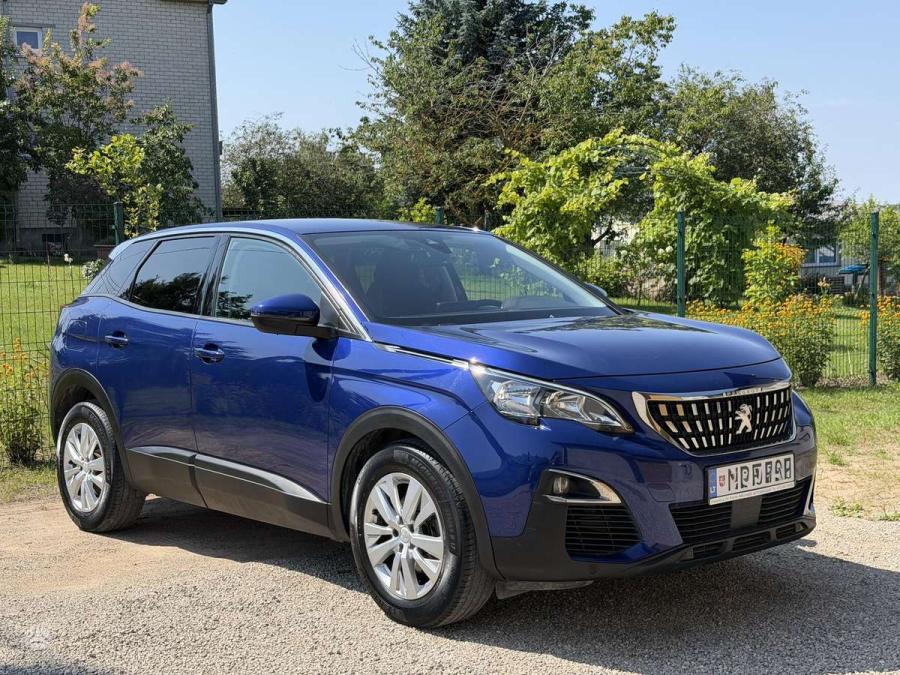Blue Peugeot 3008 2019 in Siauliai, with an engine capacity of 1.20 L and mileage of 166 thousand km for 11900 €, photo 4 on AUTOMOTO.COM.LV