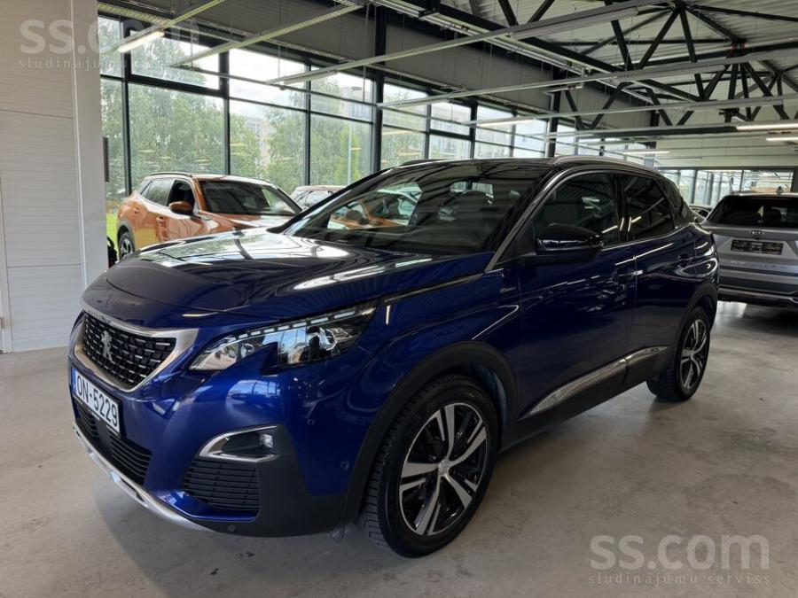 Blue Peugeot 3008 2019 in Riga, with an engine capacity of 1.60 L and mileage of 155 thousand km for 13500 €, photo 1 on AUTOMOTO.COM.LV