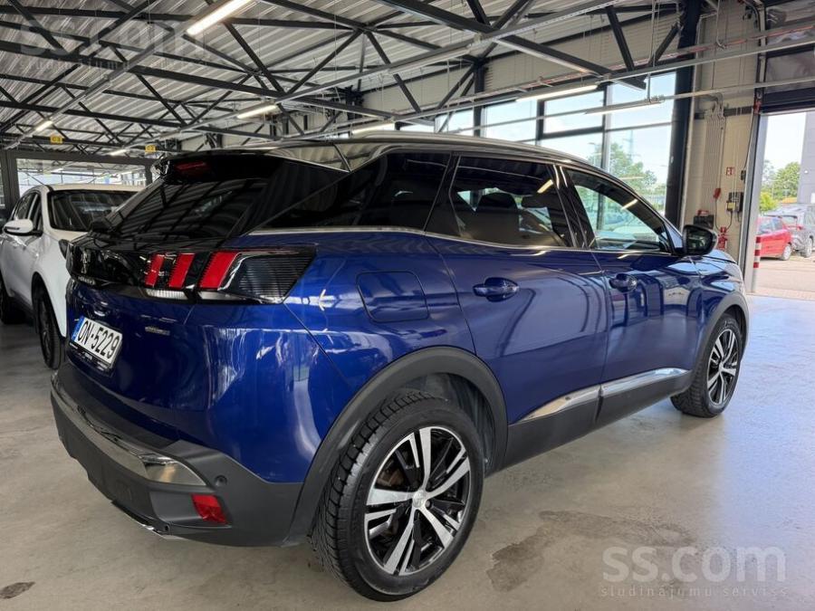 Blue Peugeot 3008 2019 in Riga, with an engine capacity of 1.60 L and mileage of 155 thousand km for 13500 €, photo 5 on AUTOMOTO.COM.LV